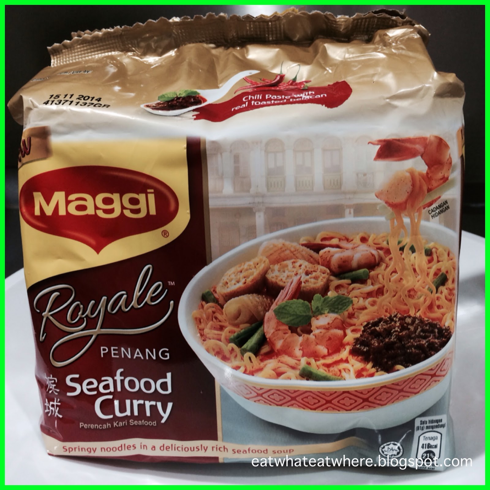 Eat what, Eat where?: #ewew makes Penang Seafood Curry (the Maggi way)